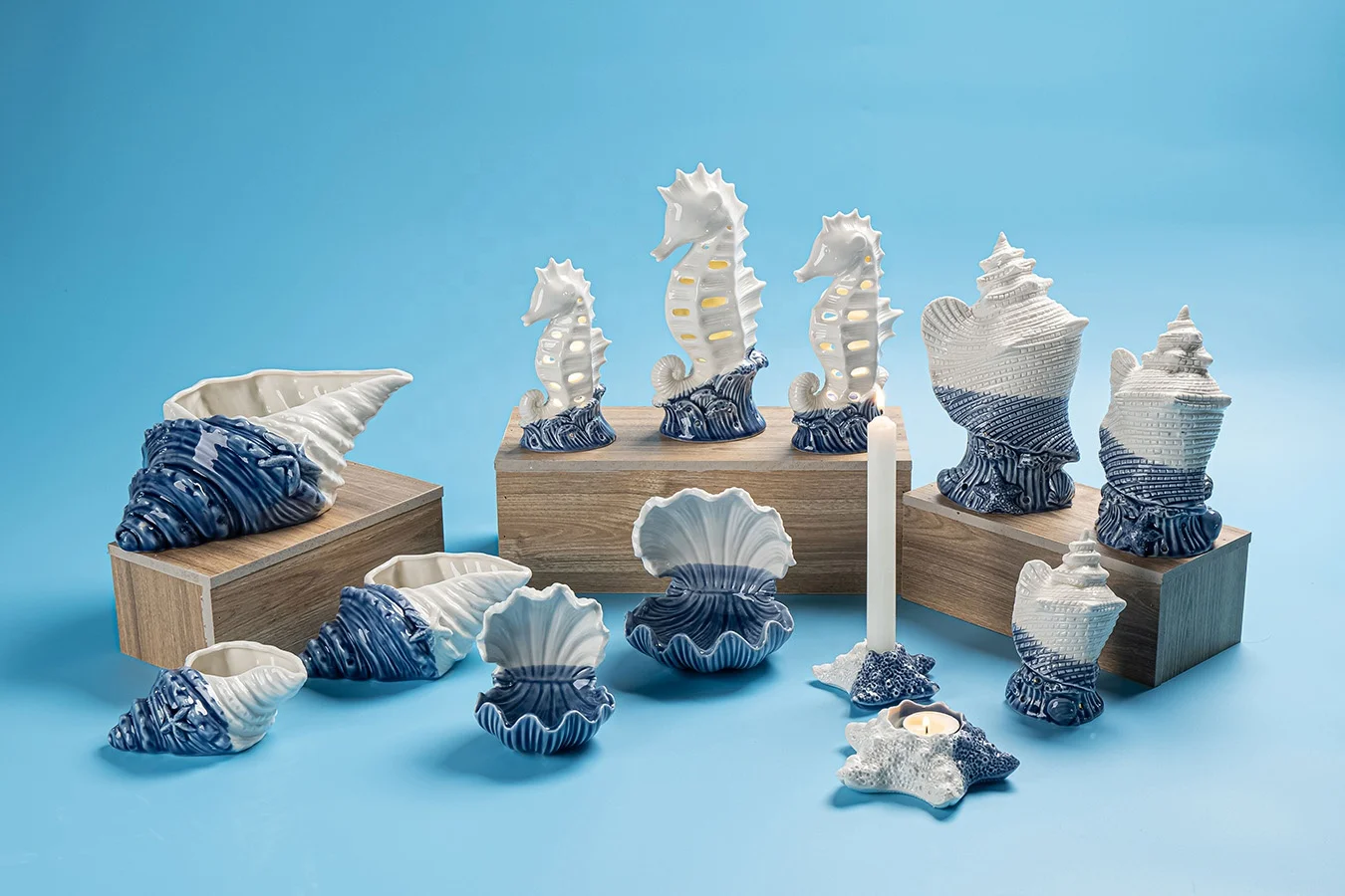 Sea Life Turtle Shell Nautical Coastal Ocean Ceramic Home Decoration ...