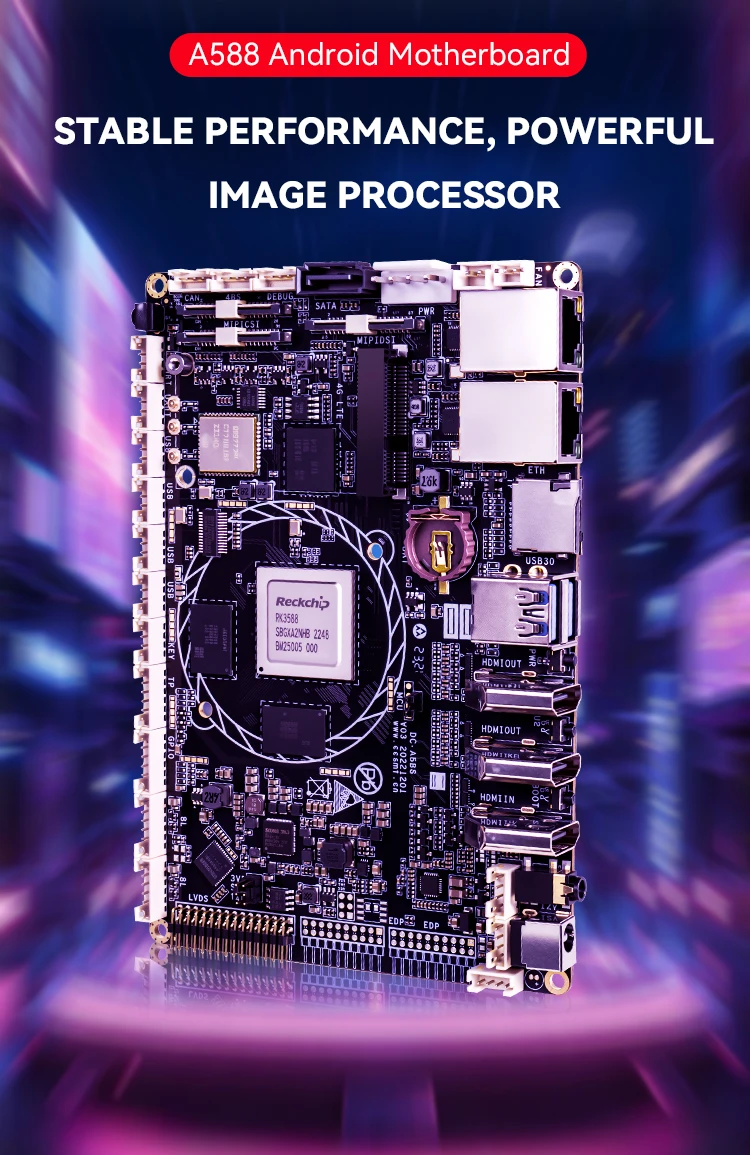RK3588 Octa Core Development Board with 128GB ROM DDR4 Memory Android ...