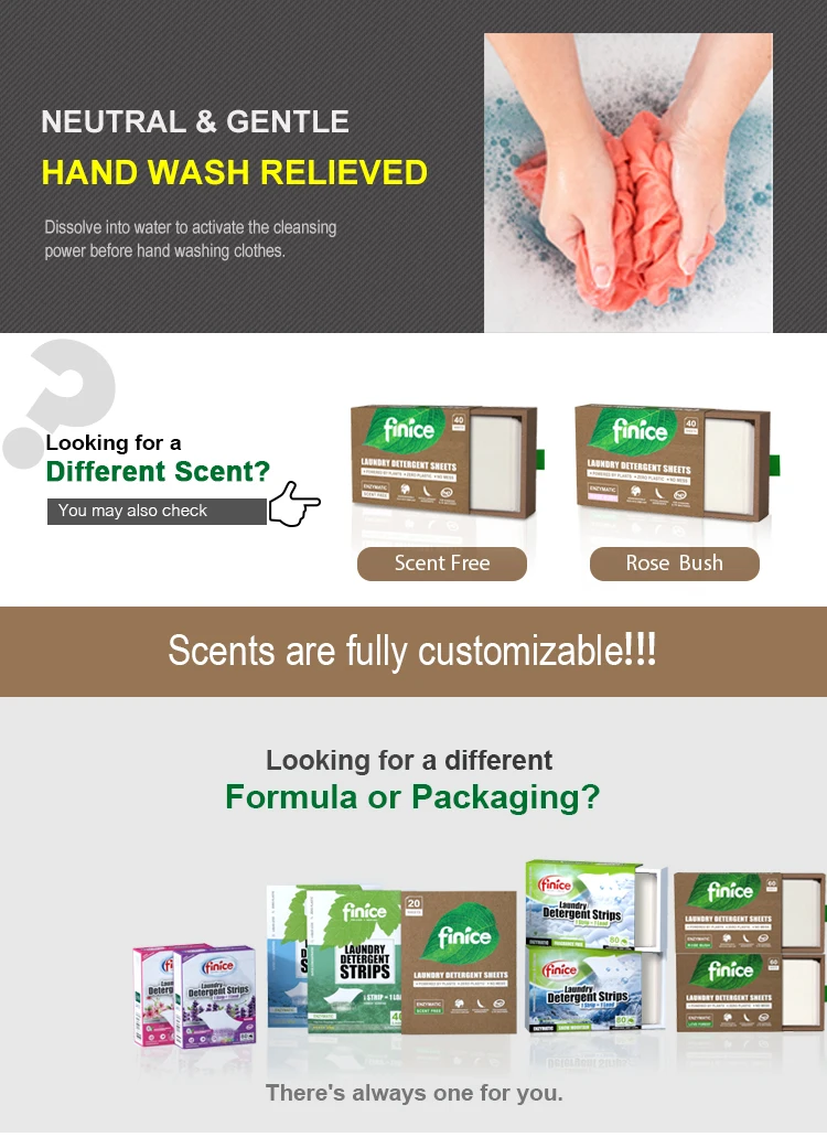 Finice Laundry Detergent Paper - Eco Friendly & Efficient