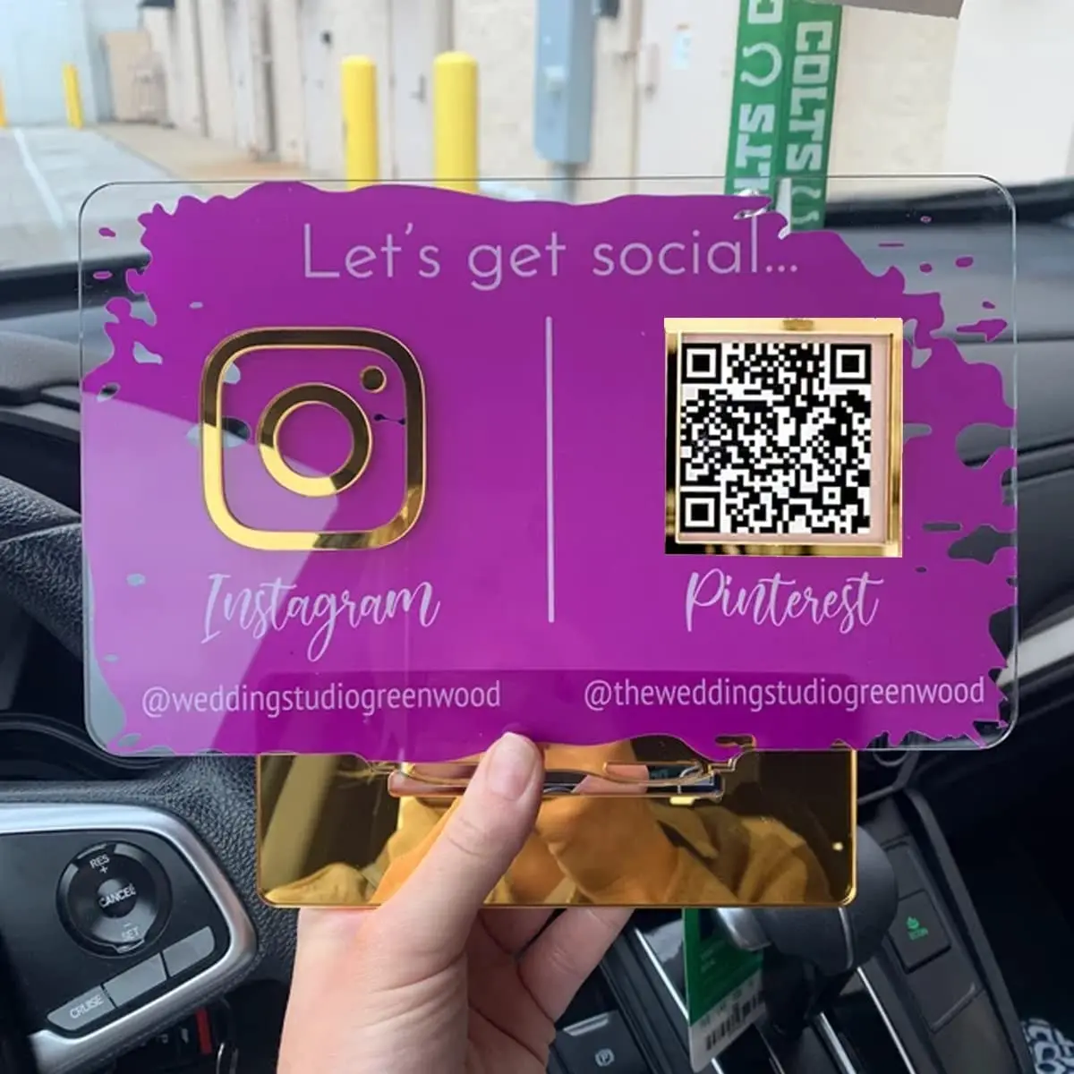 Custom Business Logo Personalized Vendors Pop up Shops Signage Social ...