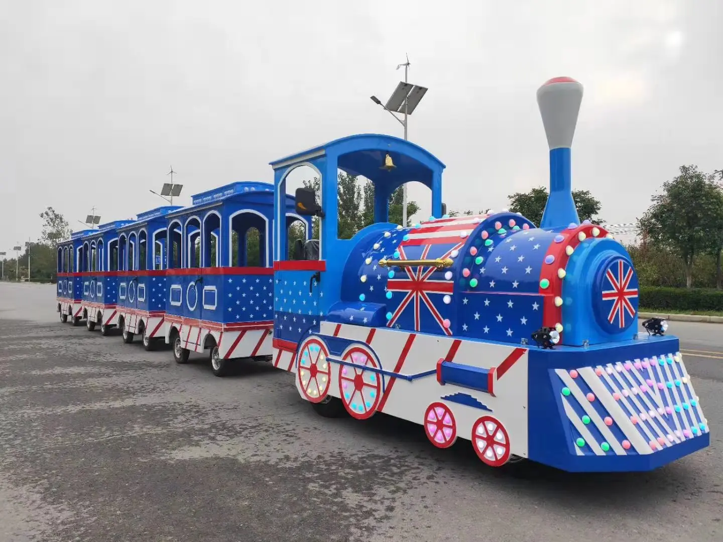 Shopping Mall Battery Trackless Train Rides for Kids | Amusement Park ...