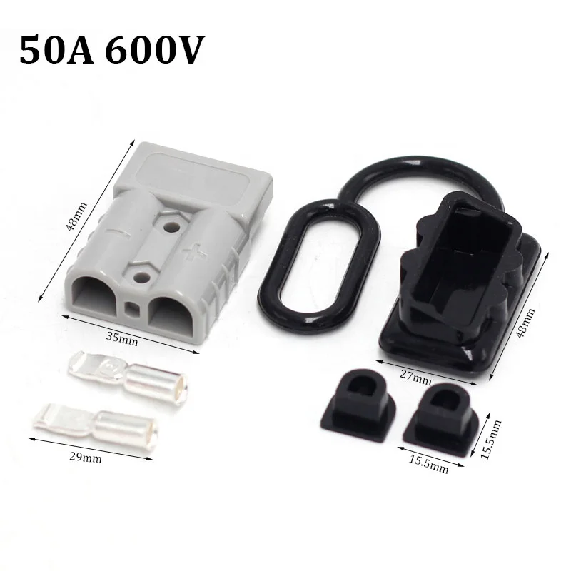 Double Pole Electric Forklift Connector Blue Red Black Grey High ...