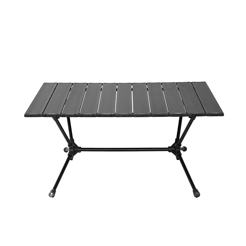 Outdoor Aluminum Folding Table/camping Egg Roll Table Barbecue High Low ...