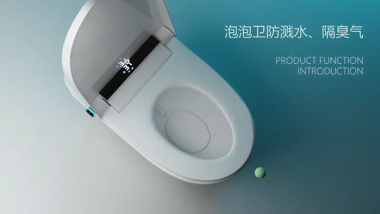 Multifunctional Electronic One Piece Auto Clean Sanitary Ware Water ...