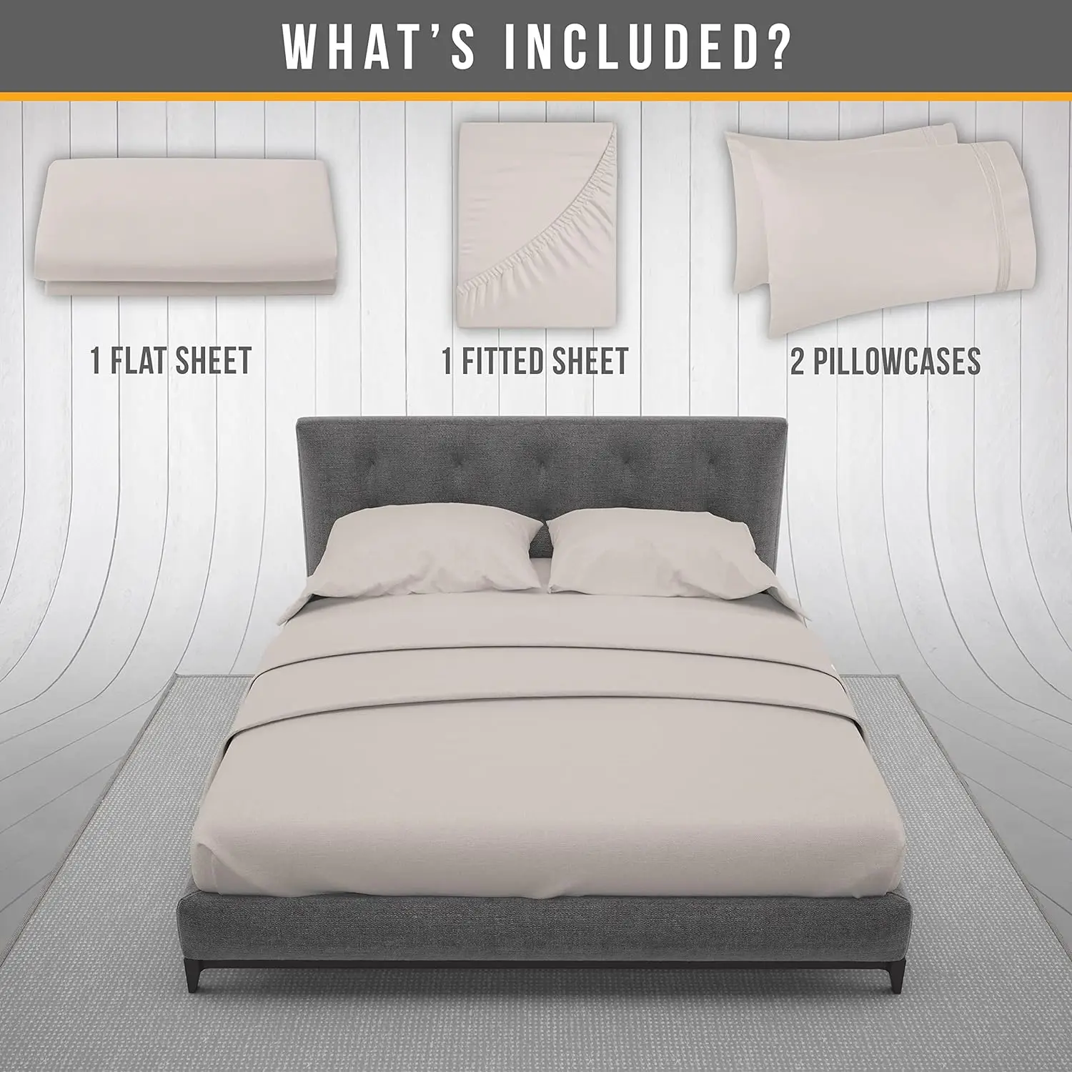 Luxury Cotton Wholesale Bed Sheets Set With Flat Sheets And Fitted ...