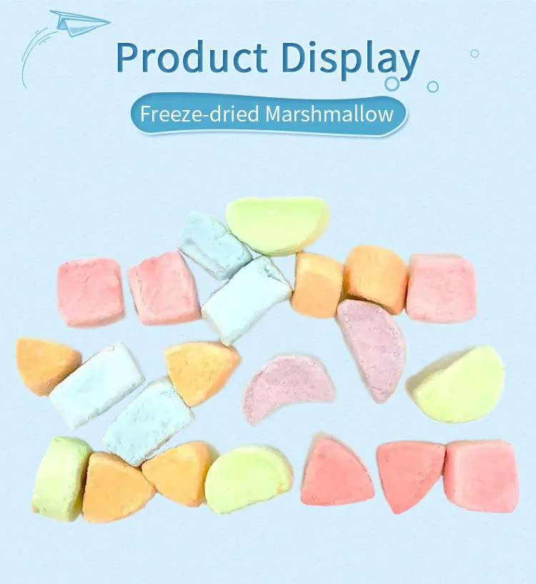 Halal Dehydrated Marshmallow Dehydrated Mini Sweets Marshmallow Freeze ...