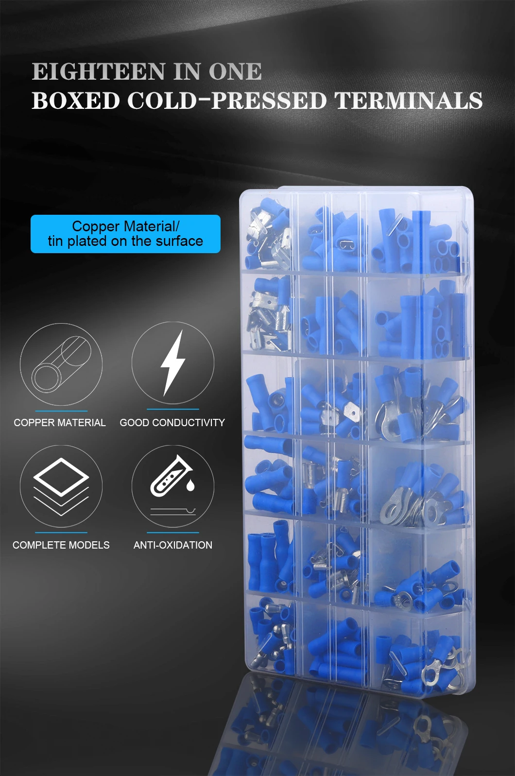 Plastic Connector V Teleflex Insulated Crimp Terminal Connector Pvc ...