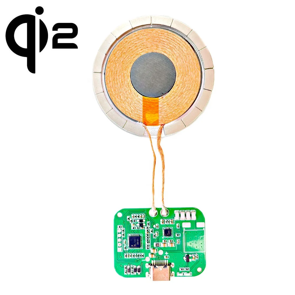 Cooling 15w Wireless Charging Module Magnetic Cooling Fast Qi2 Magnetic