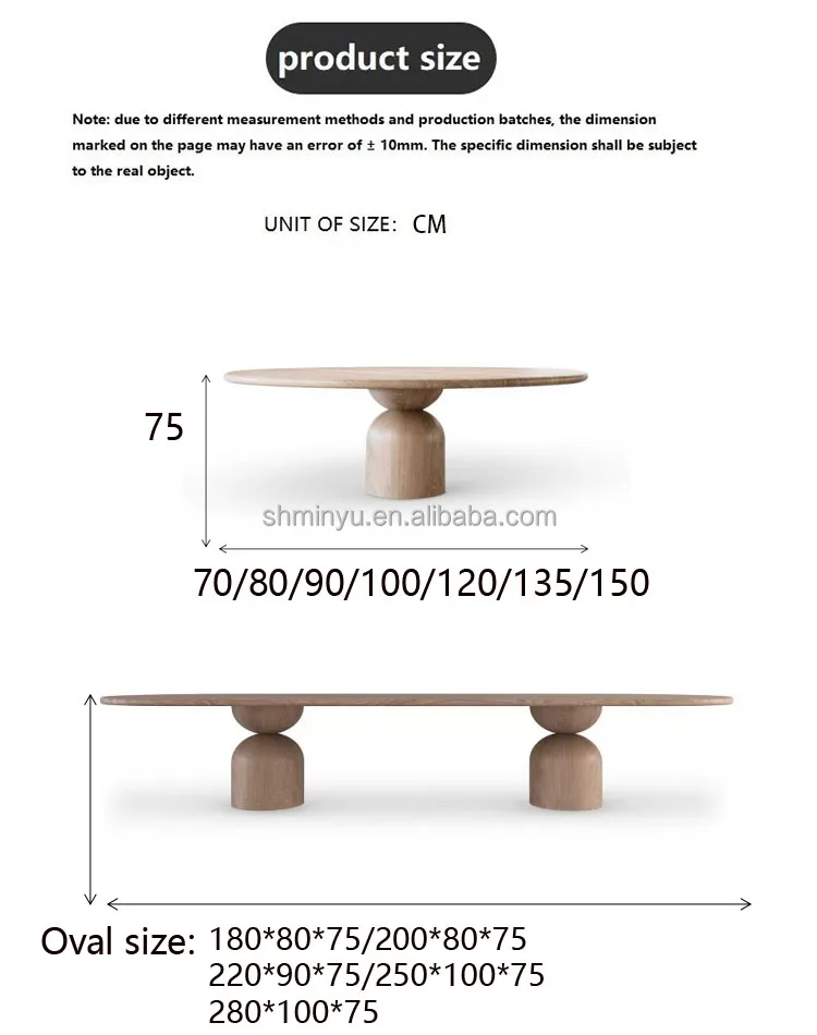 Nordic Modern Dining Room Furniture - Bell Round Table
