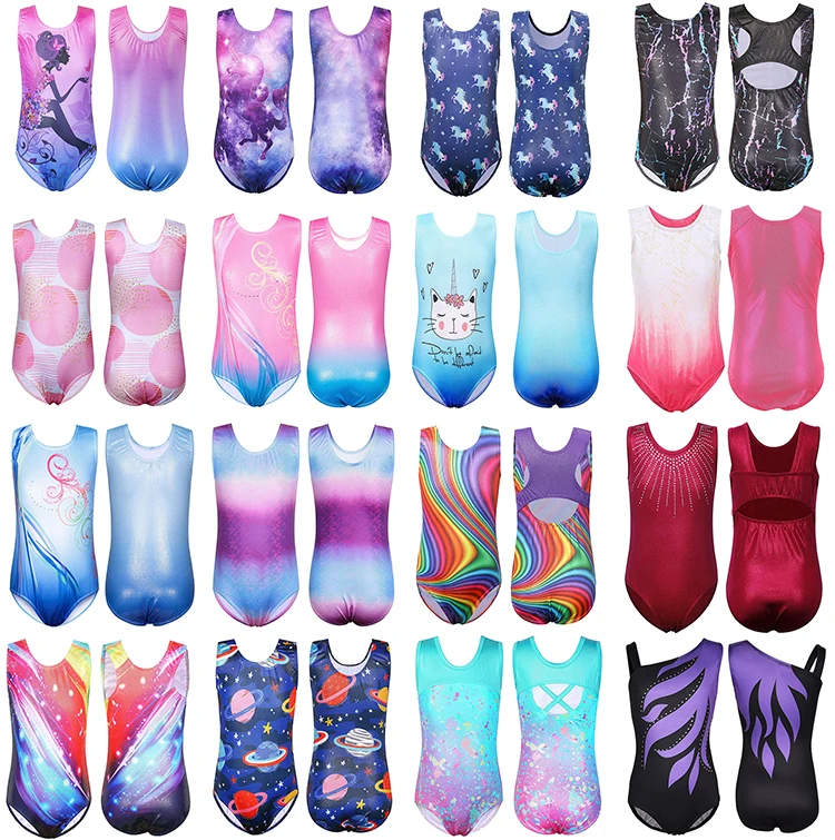 Stylish Black Dance Gymnast Leotard - Cool Girl Skirt