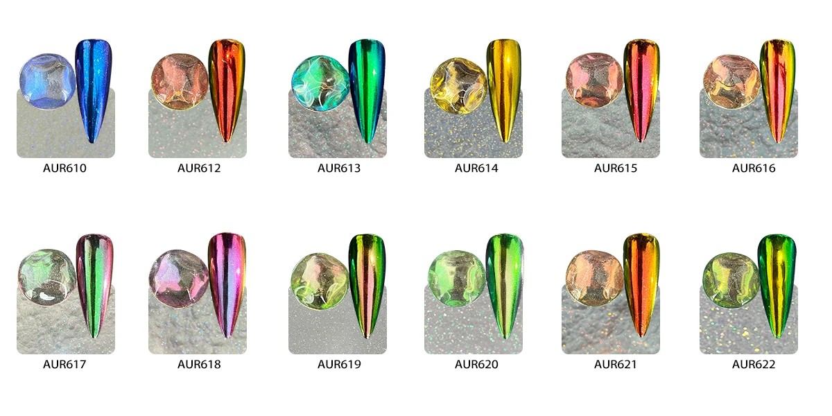 Custom Logo White Clear Moonlight Unicorn Pearl Mirror Metallic Chrome ...