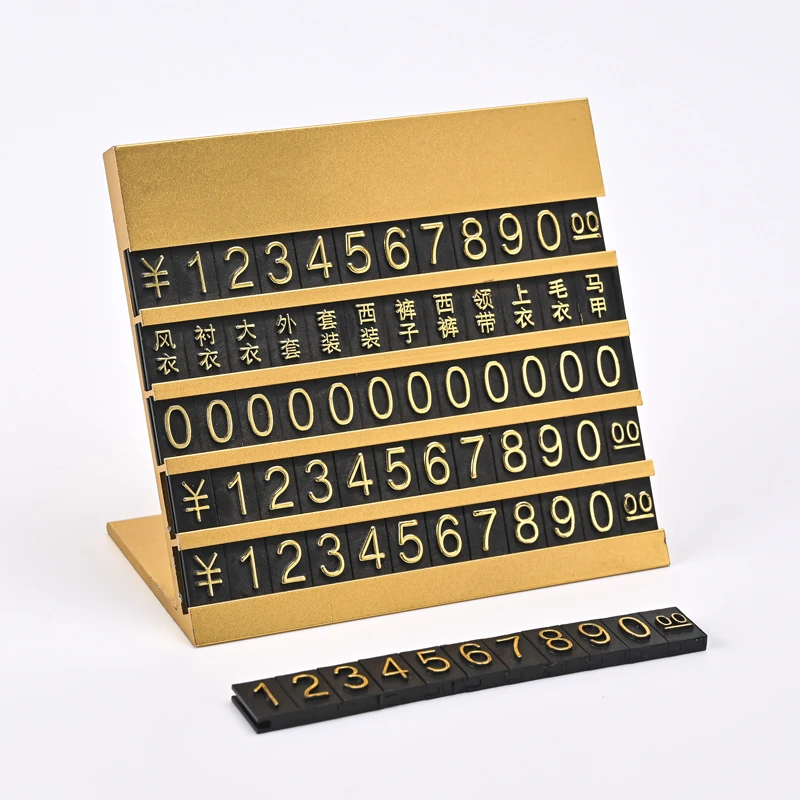 Factory Custom Shop Label Counter Stand Adjustable Store Clear Black ...