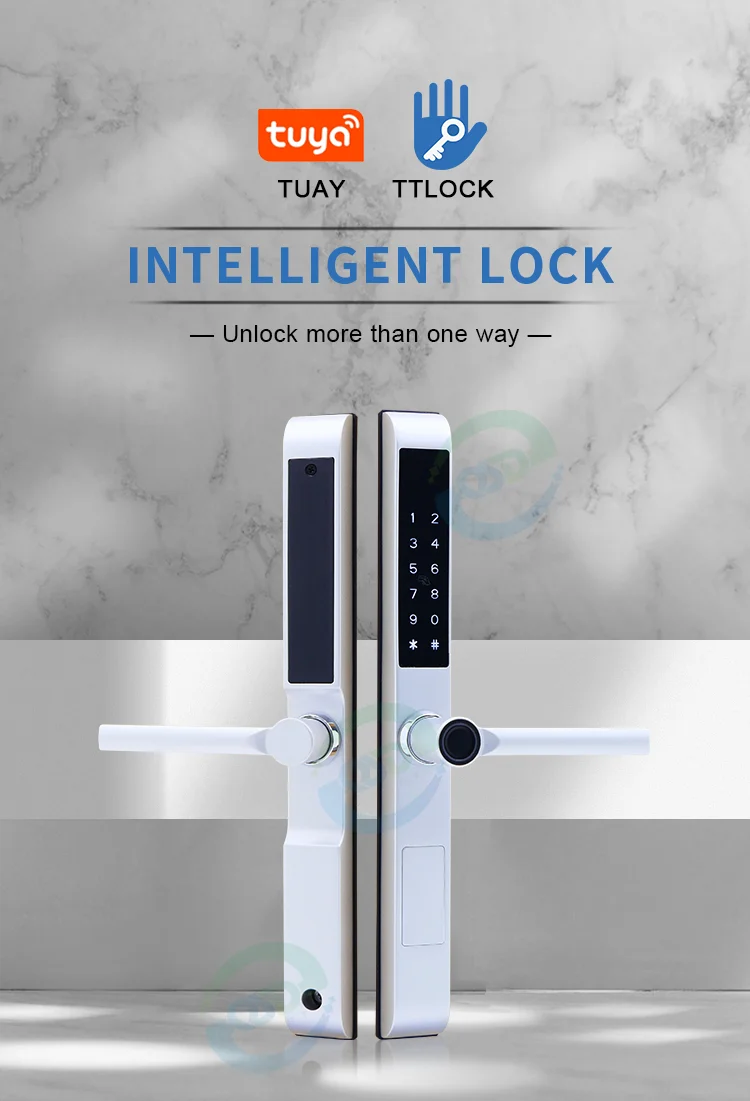 IP65 Waterproof Ttlock Smart Lock for Sliding Glass Doors