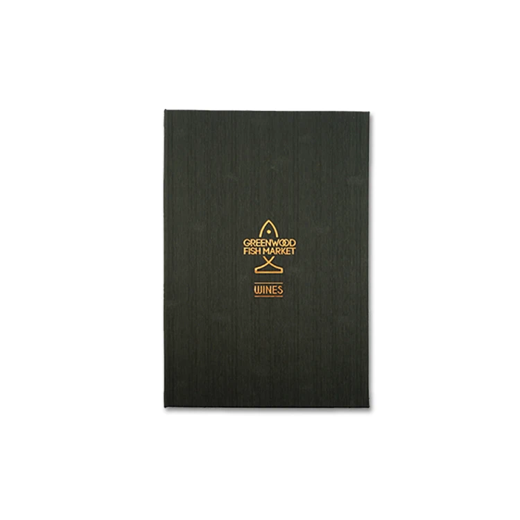 Custom High Quality Pu Leather Loose-leaf Folder Menu Book Cover For ...
