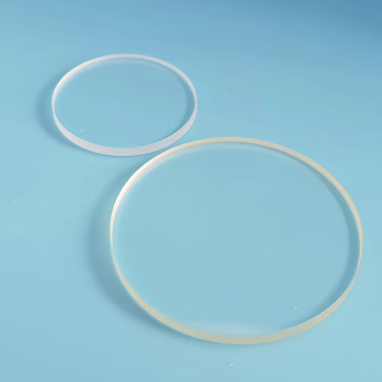 Sapphire Crystal UV VIS IR Pass Round Protective Window