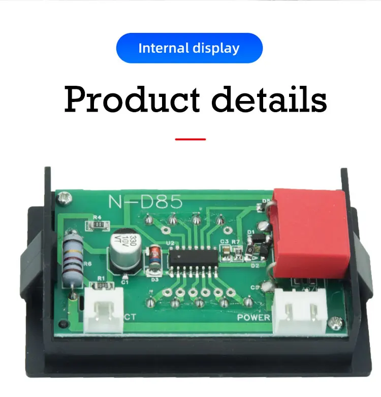 FATO D85 Digital Display Meter Panel - High Precision AC Voltmeter ...
