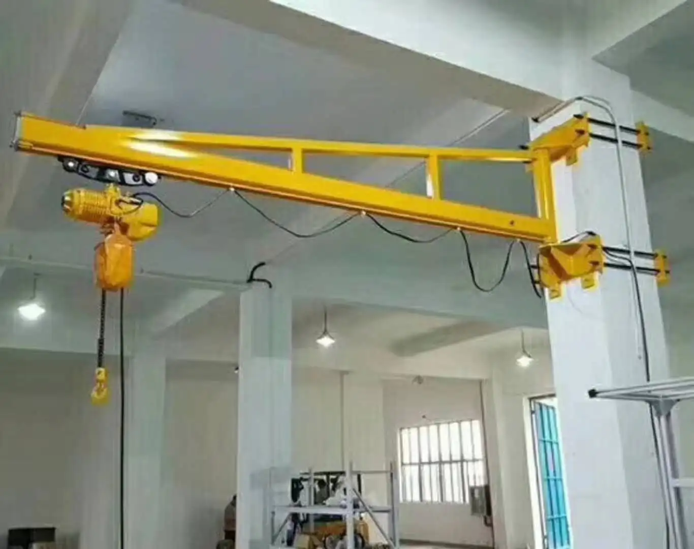 Hot Selling Small Jib Wall Crane Pickup Lift Wireless Remote Control ...