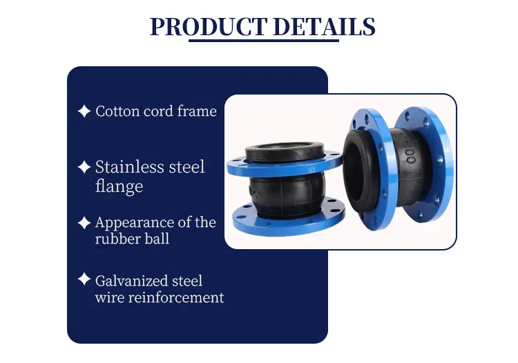 Customization Connected Flexible Rubber Threaded Expansion Joint Pipe ...