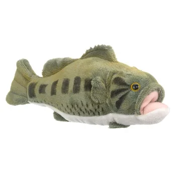 Largemouth Bass Fish Plush Stuffed Animal Toy Stuffed Animal Sea Life ...