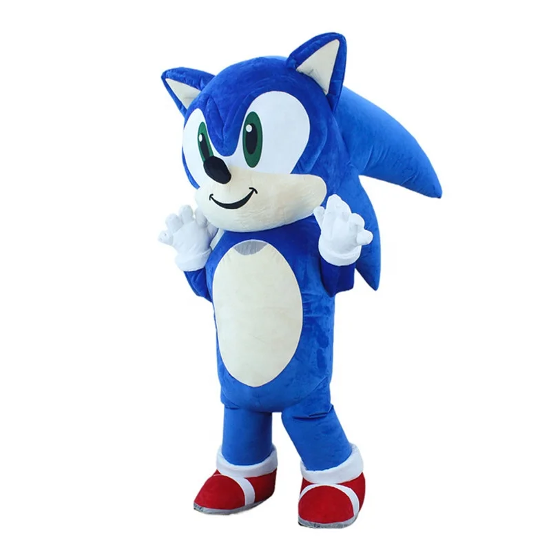 Giant Sonic Hedgehog Inflatable Mascot Costume Cosplay Party Carnival ...