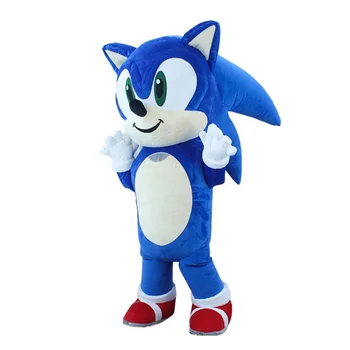 Giant Sonic Hedgehog Inflatable Mascot Costume Cosplay Party Carnival ...
