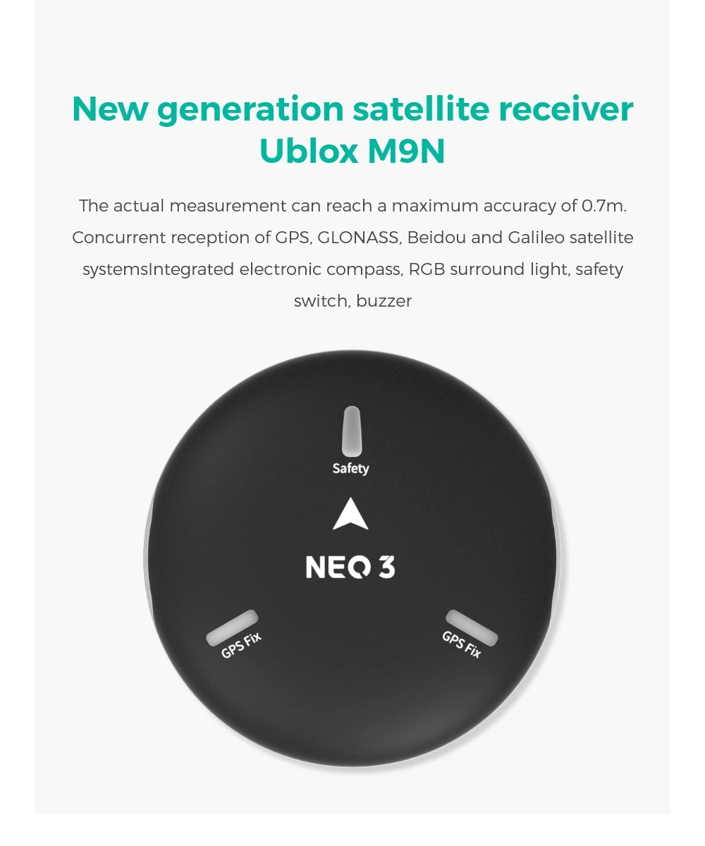 Cuav Neo 3 Gnss / Neo 3 Pro M9n Gps Module For Pixhawk Support ...