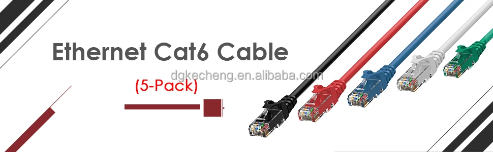 Custom Length Network Patch Cables - Cat5e to Cat8