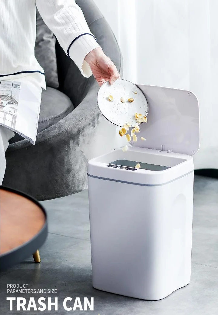 Smart Sensor Trash Can - Eco-Friendly Automatic Bagging