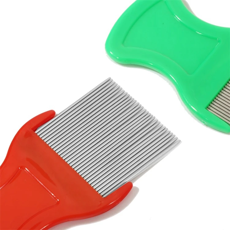 Lice Comb Metal Teeth Remove Nits Lice Fleas Comb Kids Adult Hair Super ...