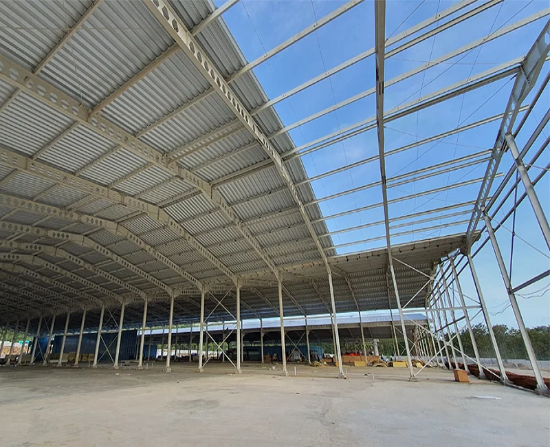 Steel Storage Roof Trusses Warehouse Metal Shed Steel Buildings Factory ...