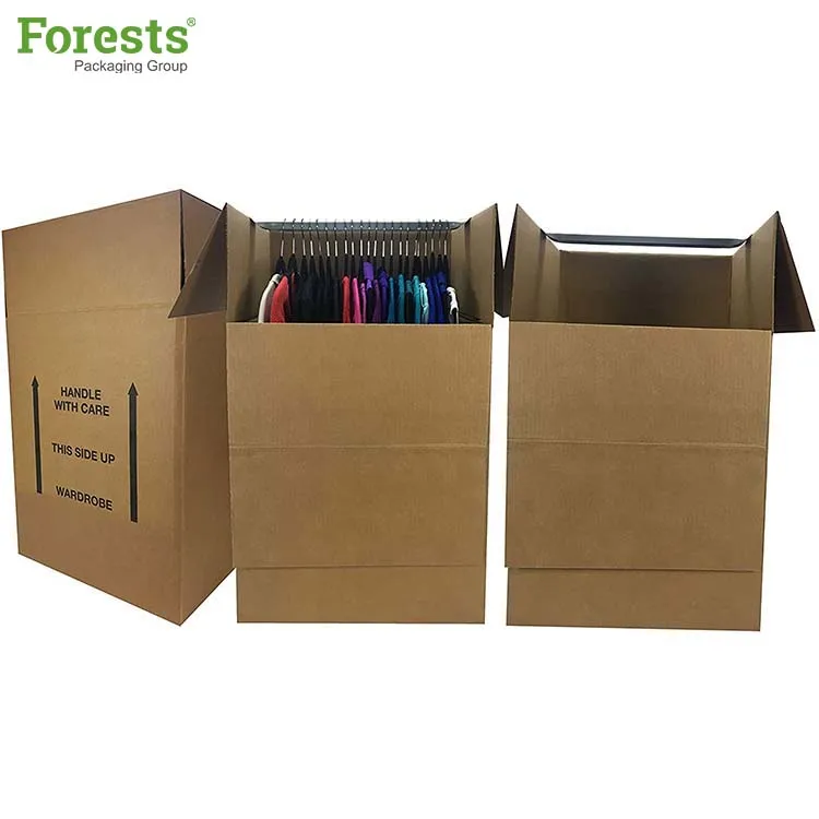 FPG Custom Corrugated Hard Cardboard Clothing Moving Boxes