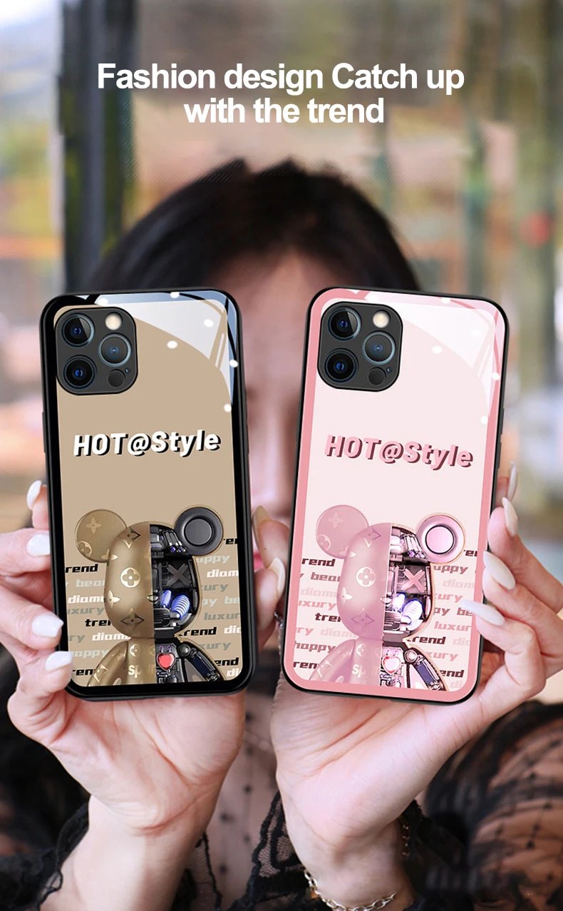 2023 Animation Custom Led Light Up Case Cell Phone Case Flashing With ...