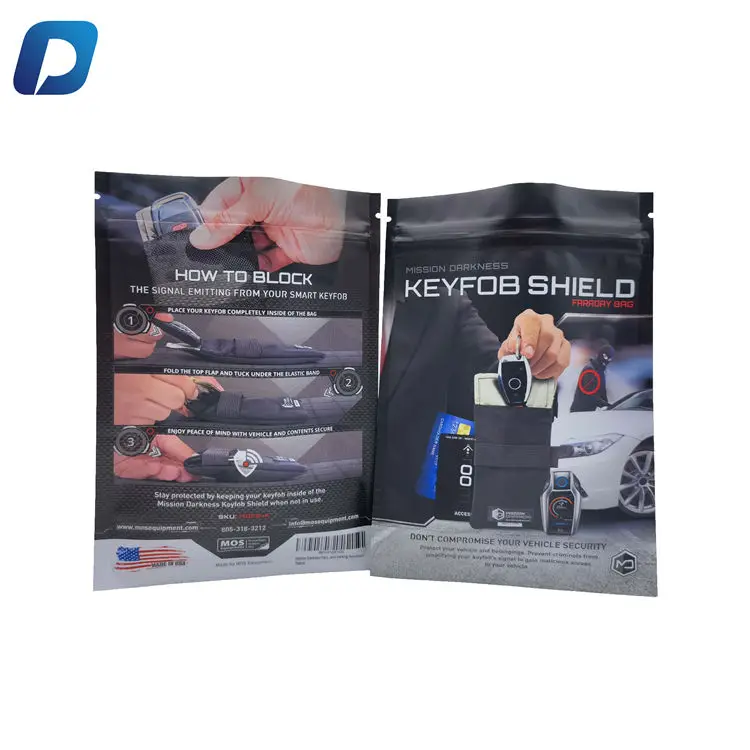 Custom Printed Resealable Foil Plastic Zip Lock Stand up Pouches Zipper ...