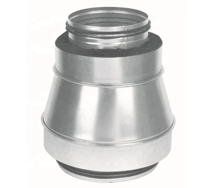 Pre insulated duct reducer duct fittings for spiral duct HVAC system ...