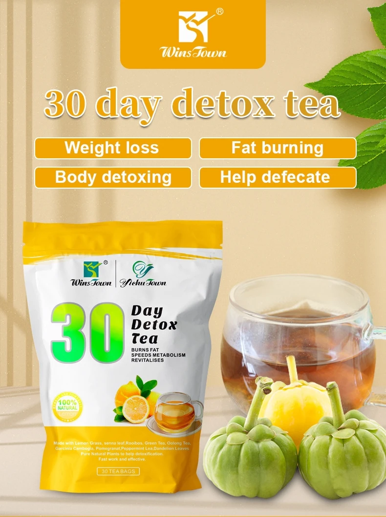 Natural Lemon Flavor Slim Tea Private Label 30 Day Detox Slimming Tea ...