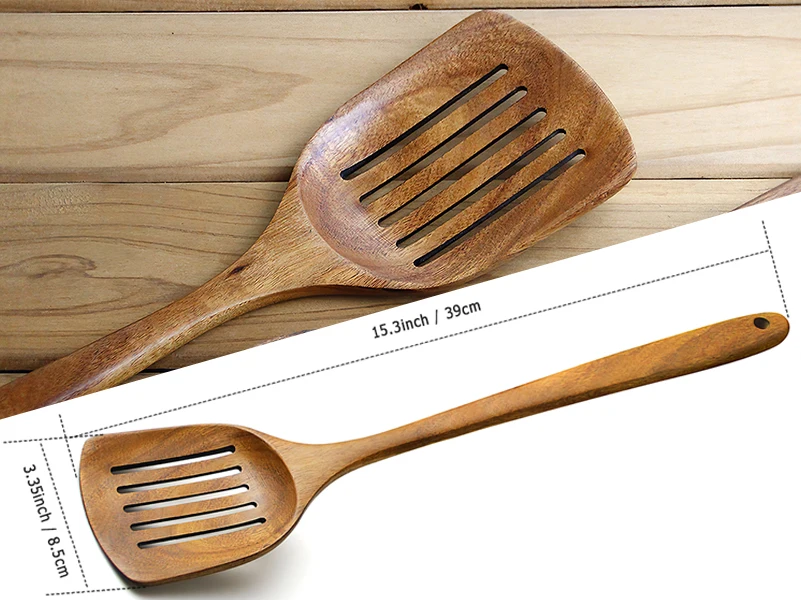 Wholesale Acacia Wood Cooking Tool Sets Wooden Spoon Spatula 3 Pieces ...