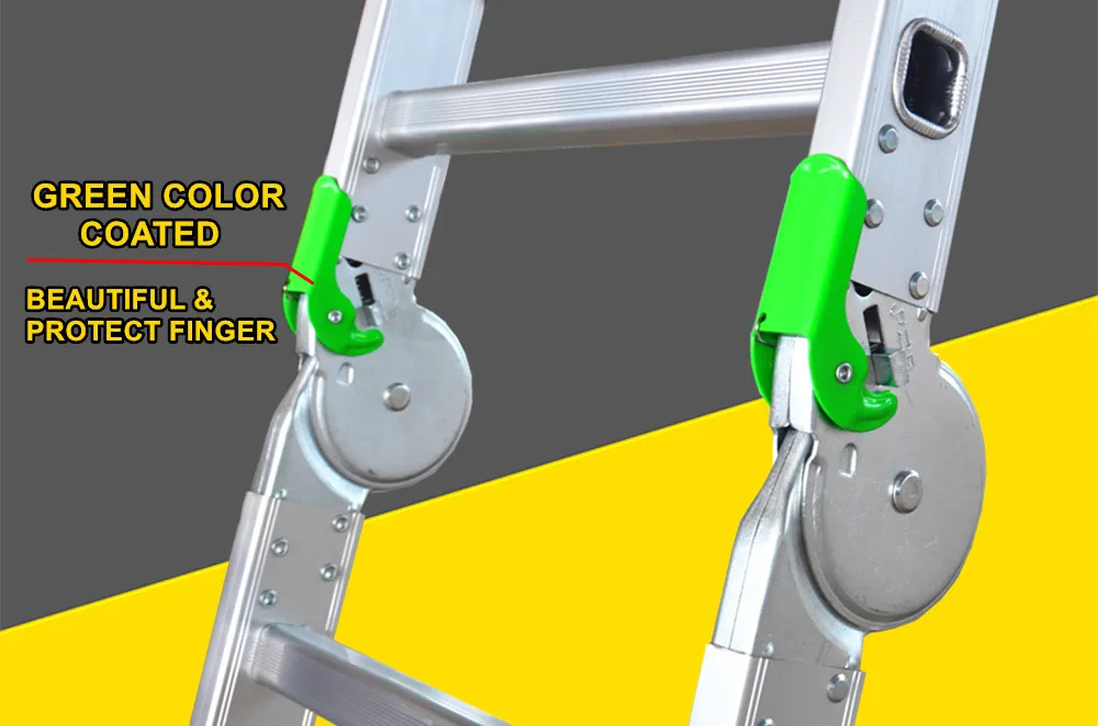 Warehouse Double Sided Ladder Foldable Aluminum Telescopic Ladder Multi ...