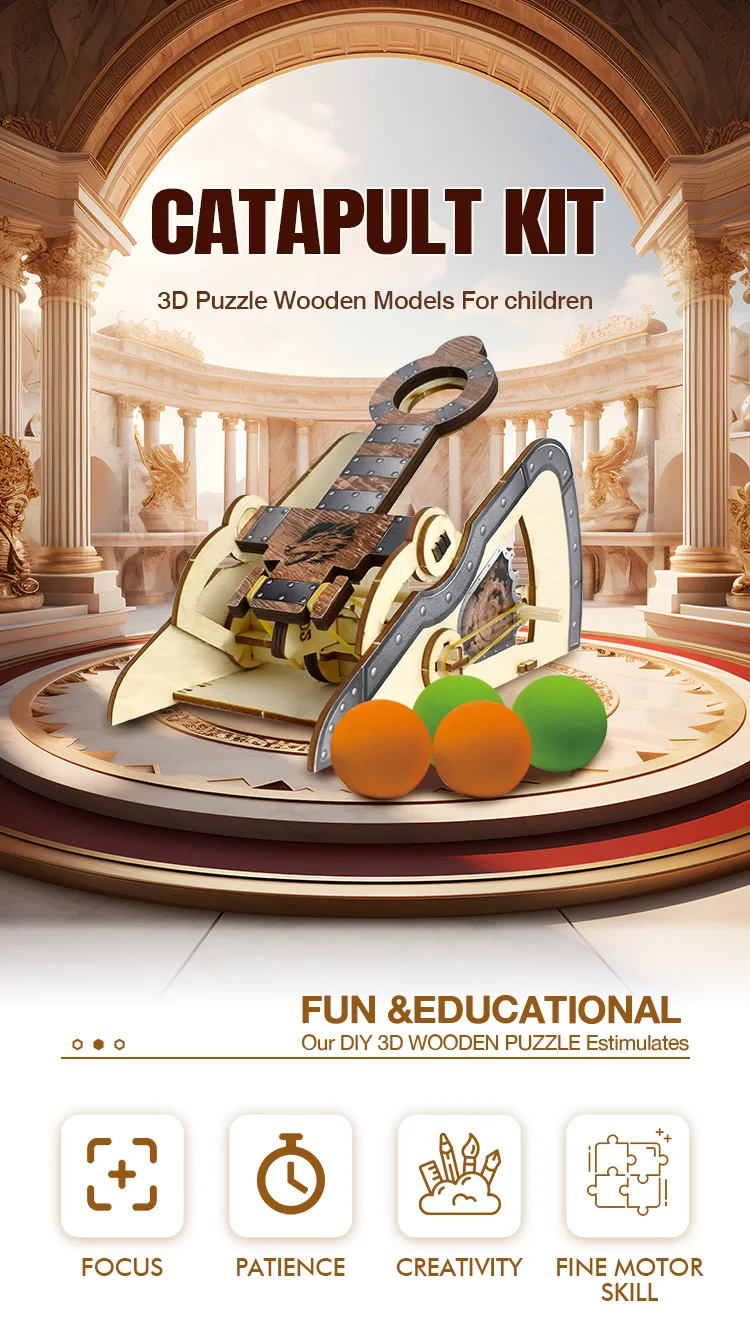 Medieval Catapult Kit - DIY Science Experiments for Kids