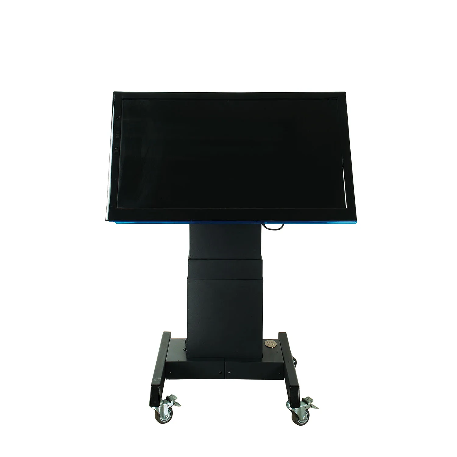 Easy Movement Motorized Tv Stand Touch Screen Trolley Holds Touch Table ...