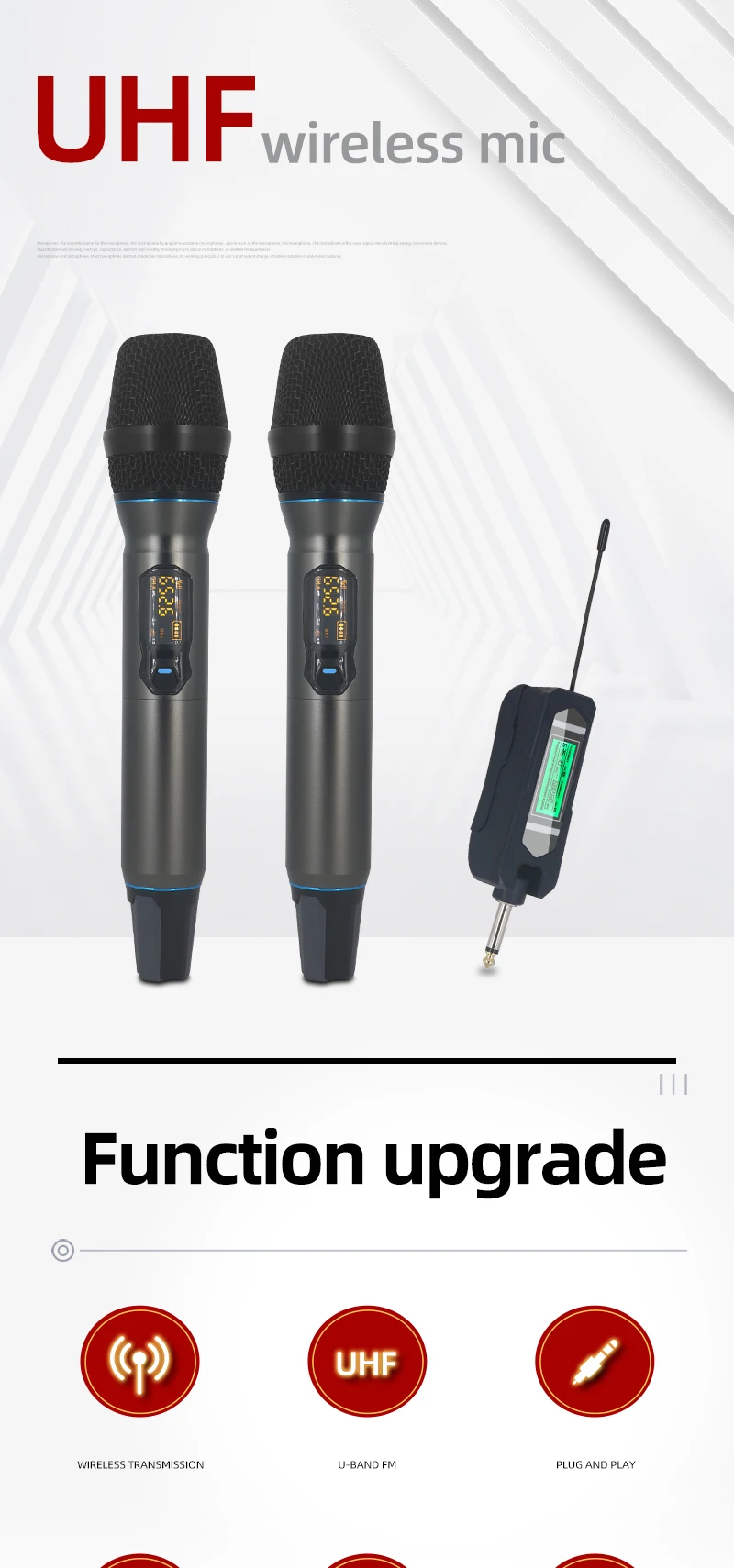 High Quality Wireless Microphone with New Design for Conferences ...