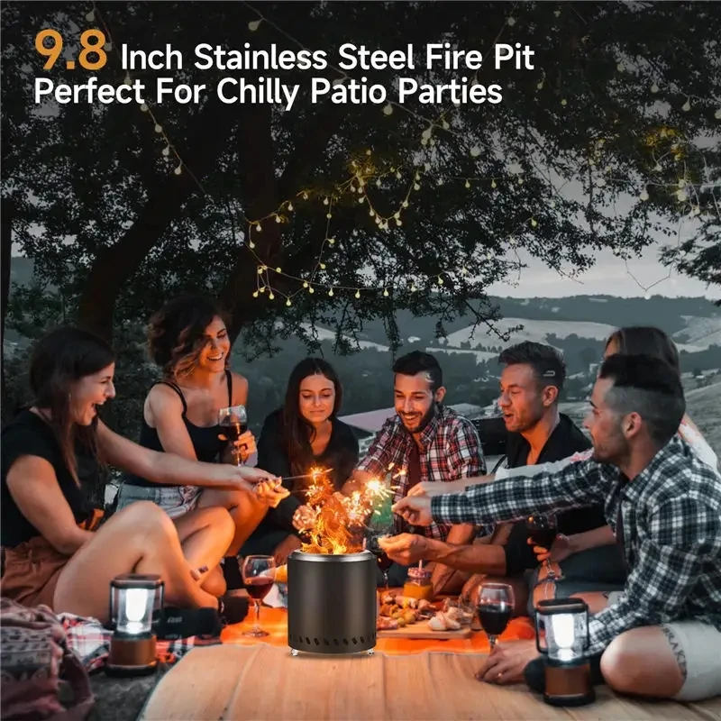 Outdoor And Indoor Mini Multifunctional Campfire Firewood Stoves ...