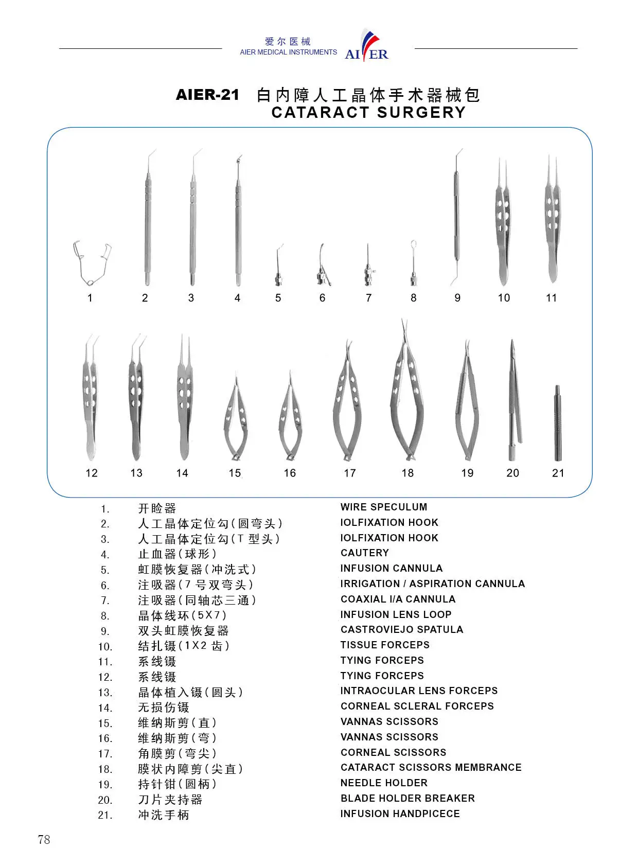 Epsilon USA Cataract Name - High Quality Ophthalmic Instruments