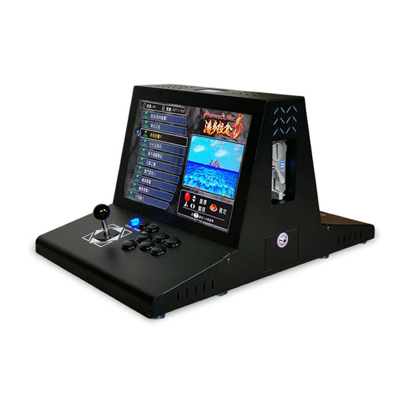 Mini arcade game box console coin operated 2 players 17 inch video game ...