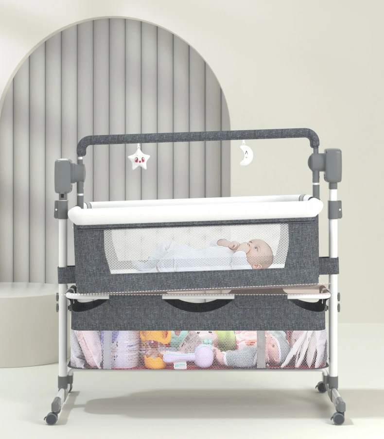 Newborn Electric Automatic Baby Cradle Bedside Sleepers Baby Bassinets ...