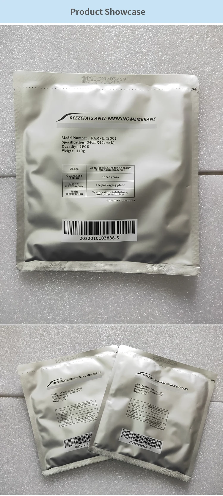 Antifreeze Membrane Fat Freeze For Cooling Antifreeze Membrane Cryo Pad ...