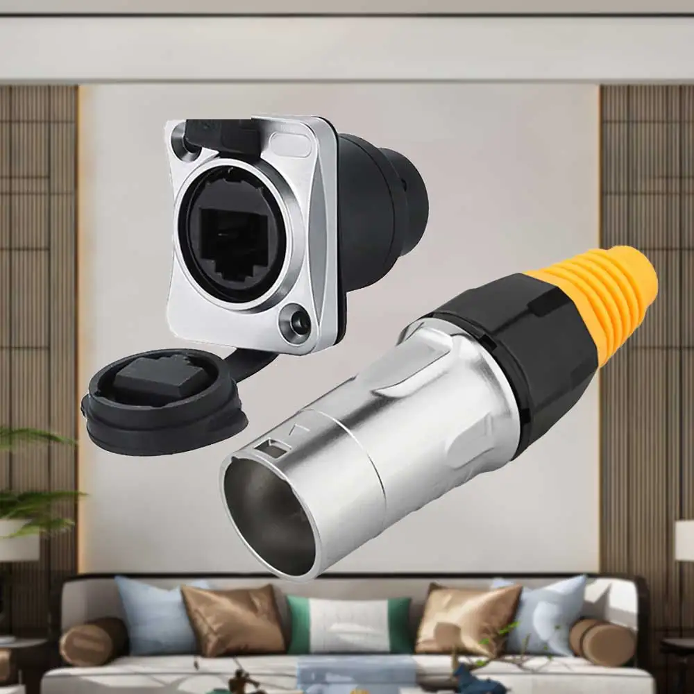 Oswell Male Female Connector Waterproof Indoor And Outdoor Modular Plug ...