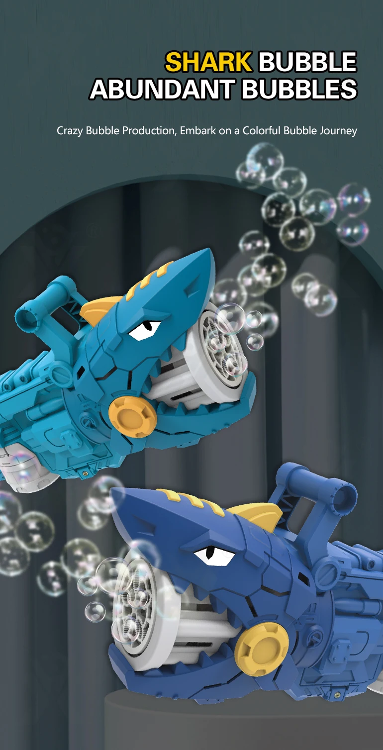 Chengji Outdoor Shooting Game Child Blue Animal Shape Guns Automatic ...