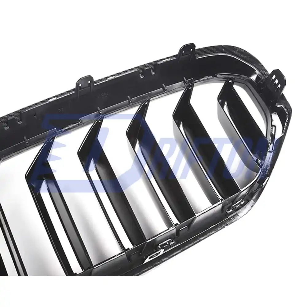 Dry Carbon Fiber Dual Slat Grille For Bmw 5 Series G30 Lci - Buy Front ...