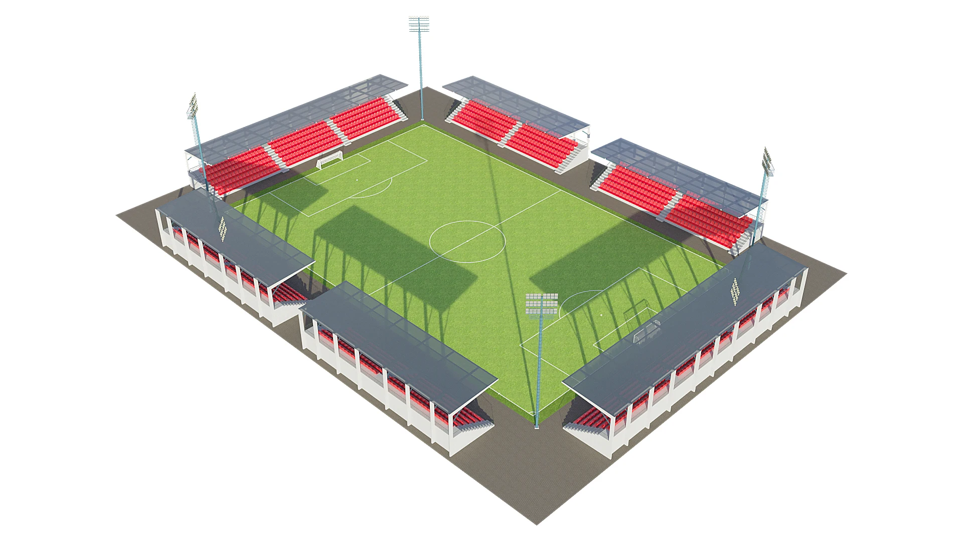 Professional Soccer Pitch Equipment Set for Stadiums - Customizable ...