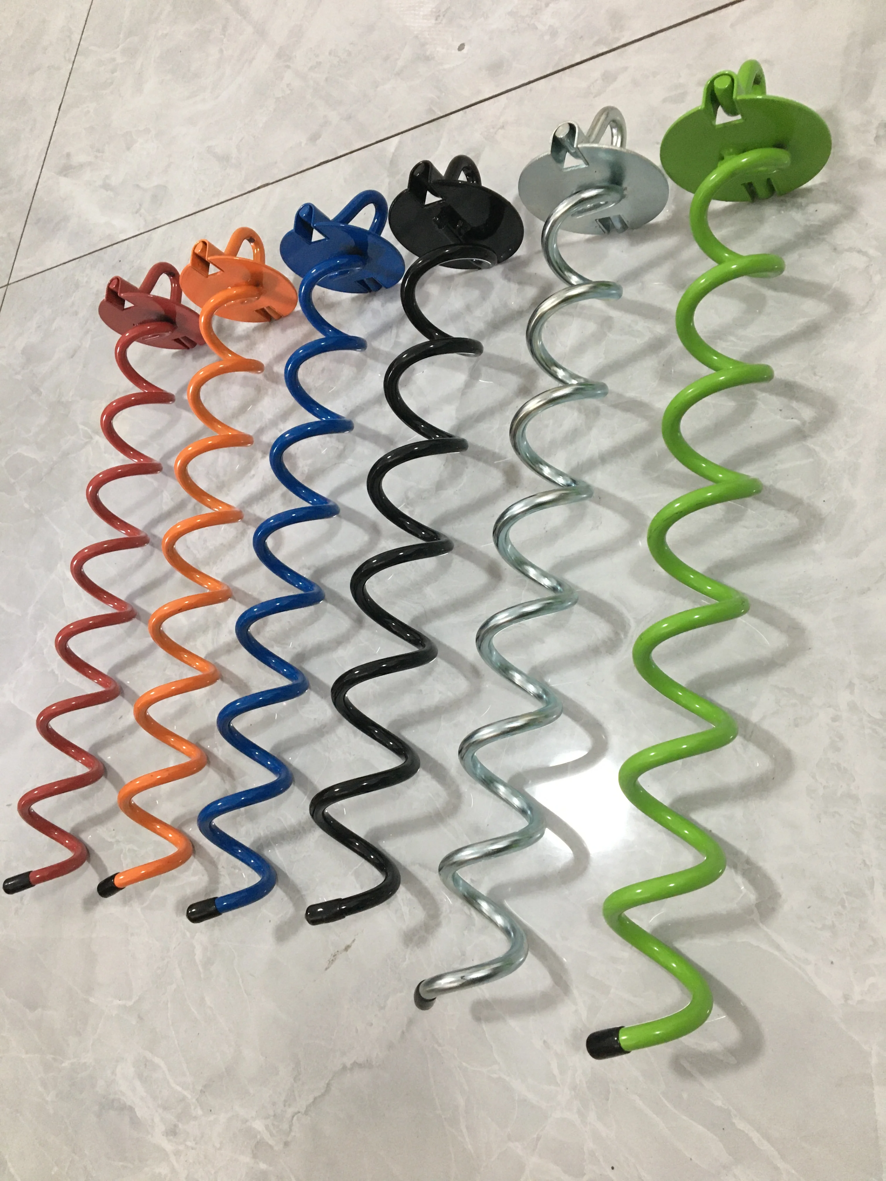 Custom Color Heavy Duty Tree Swing Tied Down Anchor Stakes With Torque ...